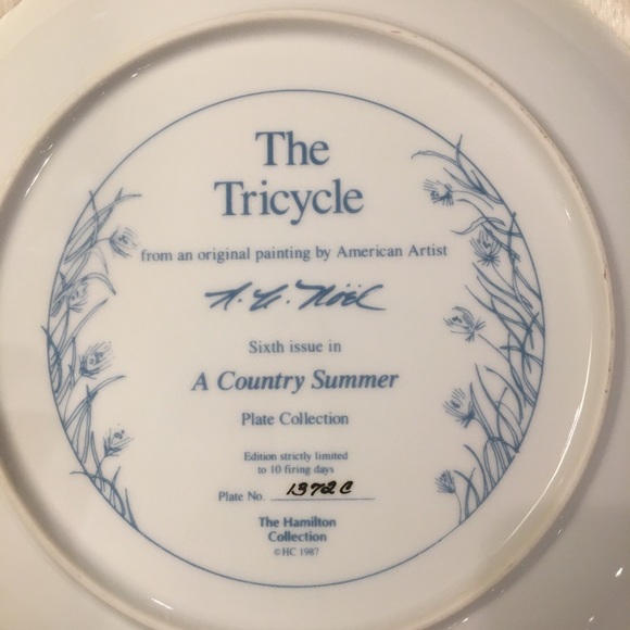 Hamilton | Accents | Vintage The Tricycle The Hamilton Collection ...